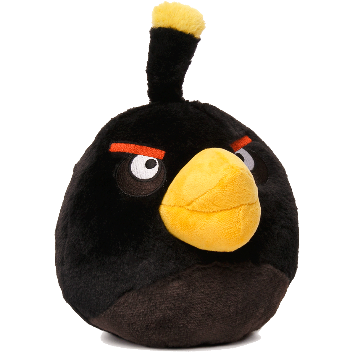 Angry Birds - Bomb | Black Bird Plush | MMT – Mighty Mojo Toys