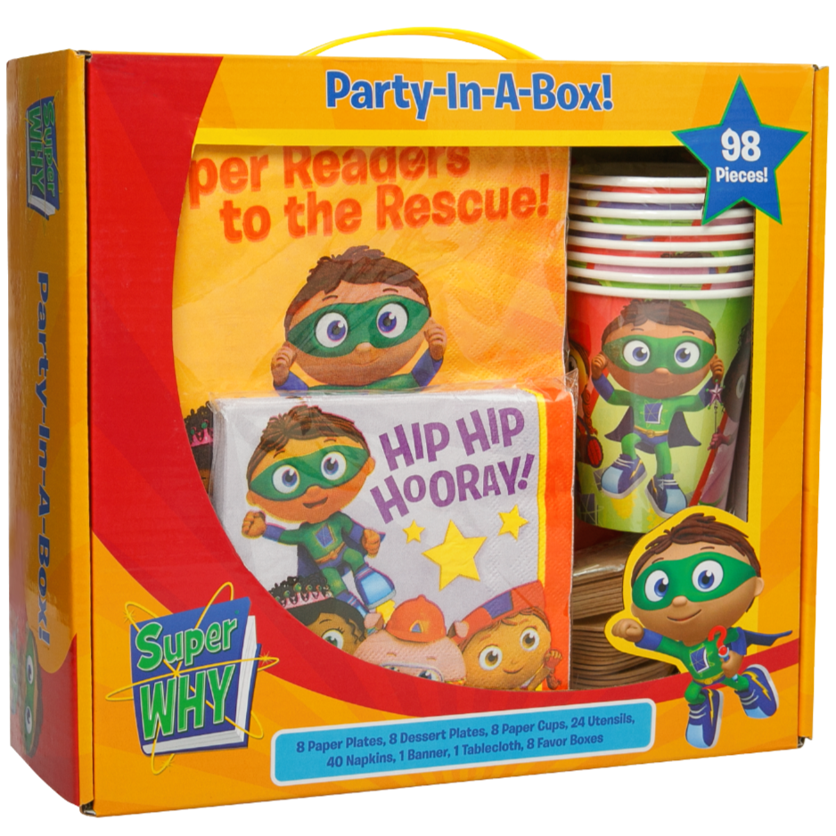 Super Why! Party in a Box! | MMT – Mighty Mojo Toys